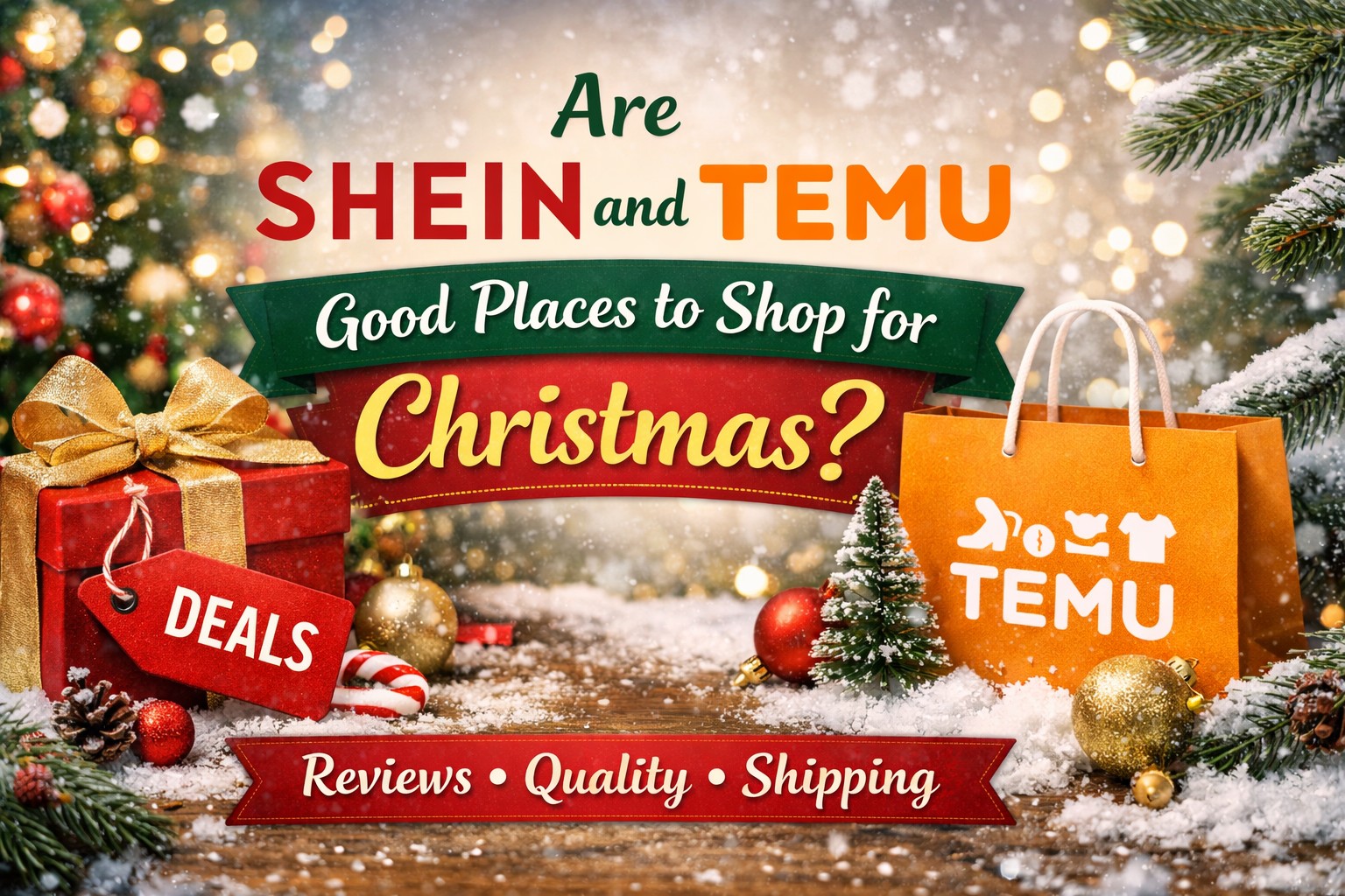 Are Shein and Temu Good Places to Shop for Christmas?